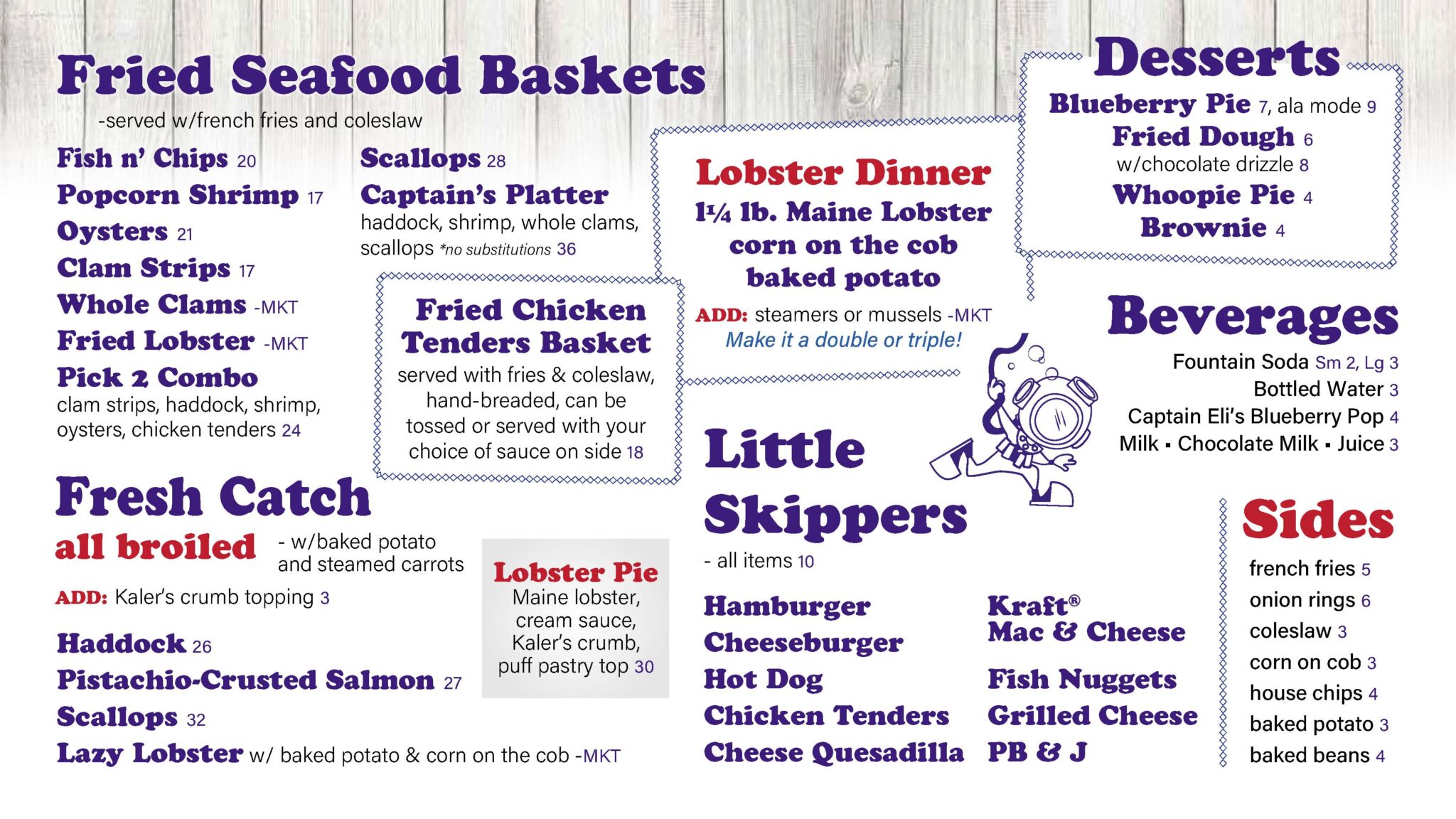 Kaler's Restaurant - Fresh Local Seafood - Boothbay Harbor, Maine