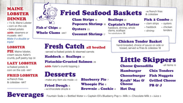 Kaler's Restaurant - Fresh Local Seafood - Boothbay Harbor, Maine